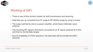 Comparison of Wifi, Lifi and Gifi | PPT