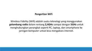 Wireless (Pengertian, Jenis, Standar, Indoor Outdoor) | PPTX