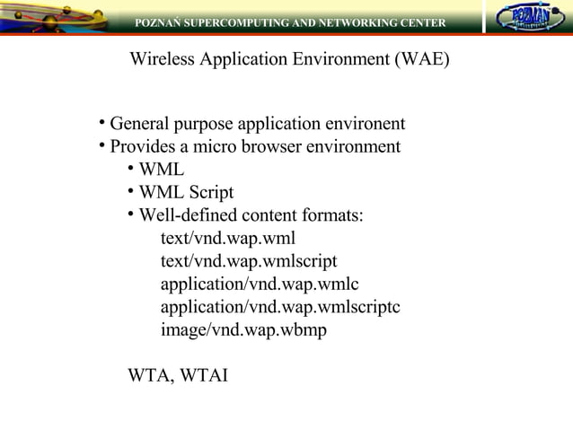 Wireless Application Protocol | PPT
