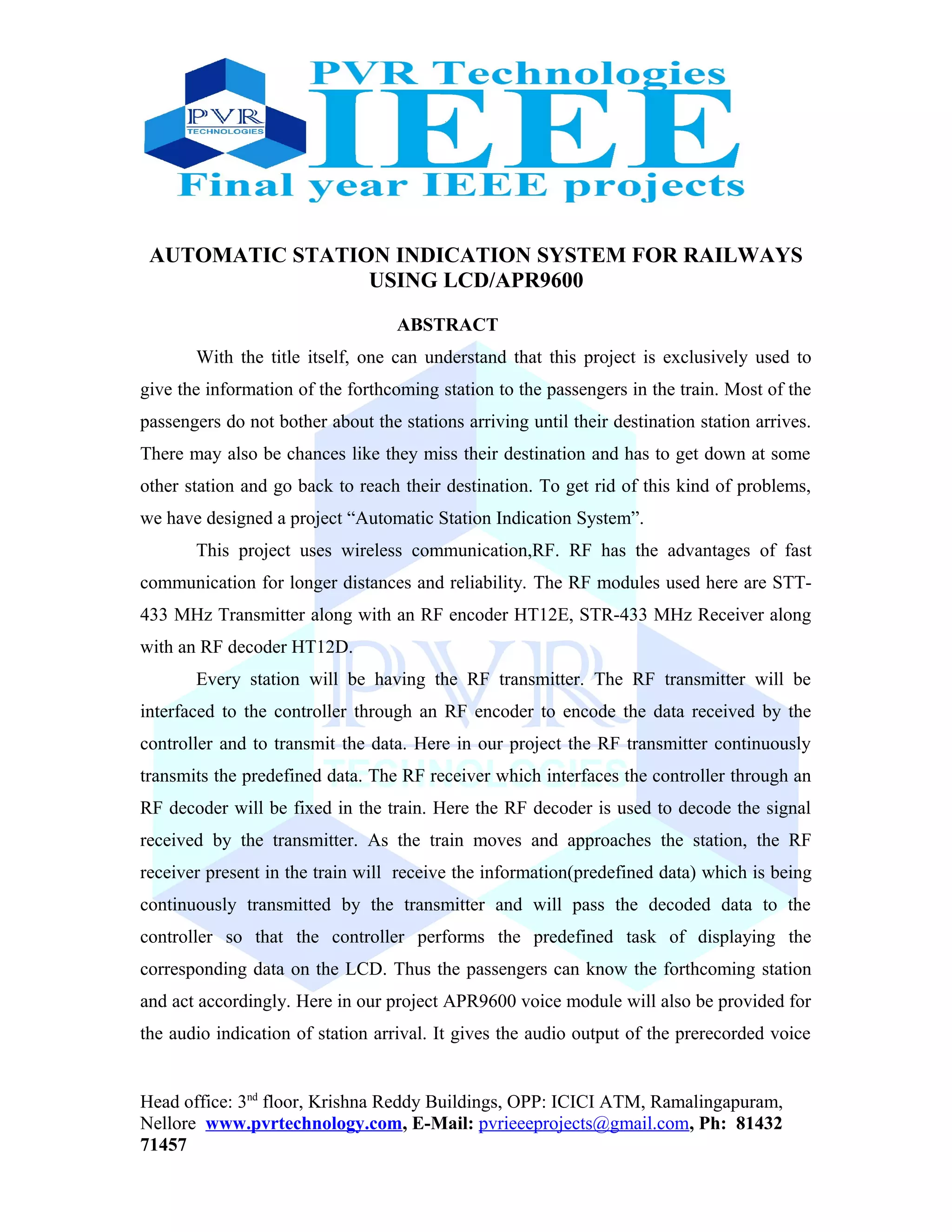 Wireless Data Logger Using Rf Communication Pdf
