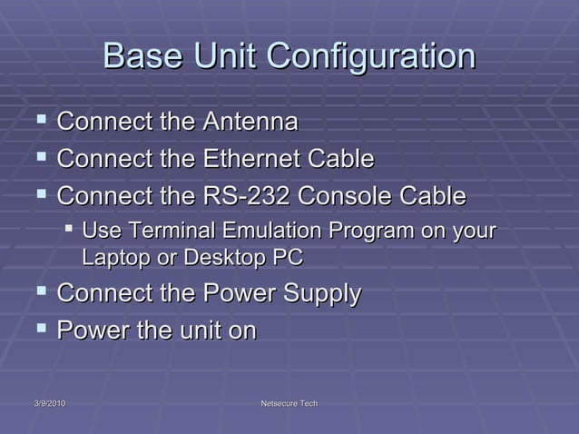 Wireless Isp Overview | PPT
