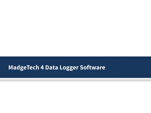 MadgeTech Wireless Data Loggers | PPTX
