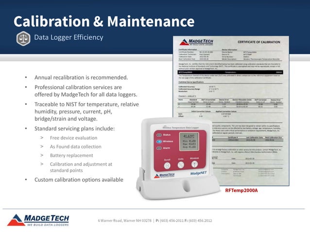 MadgeTech Wireless Data Loggers | PPTX