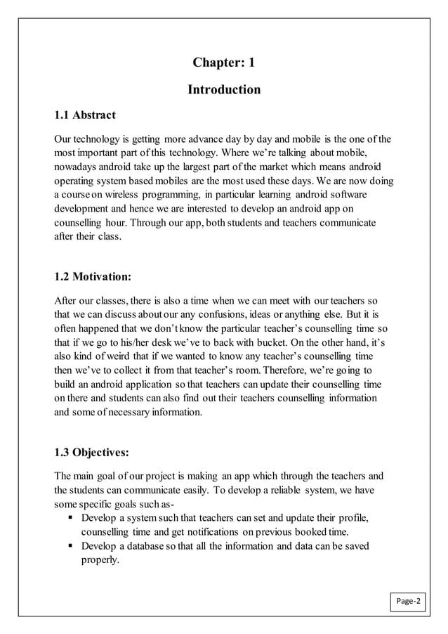 Android Based Application Project Report Pdf 1432