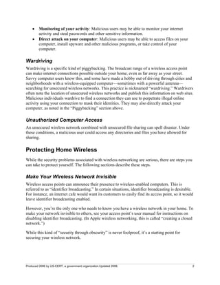 Wireless security | PDF | Technology & Computing