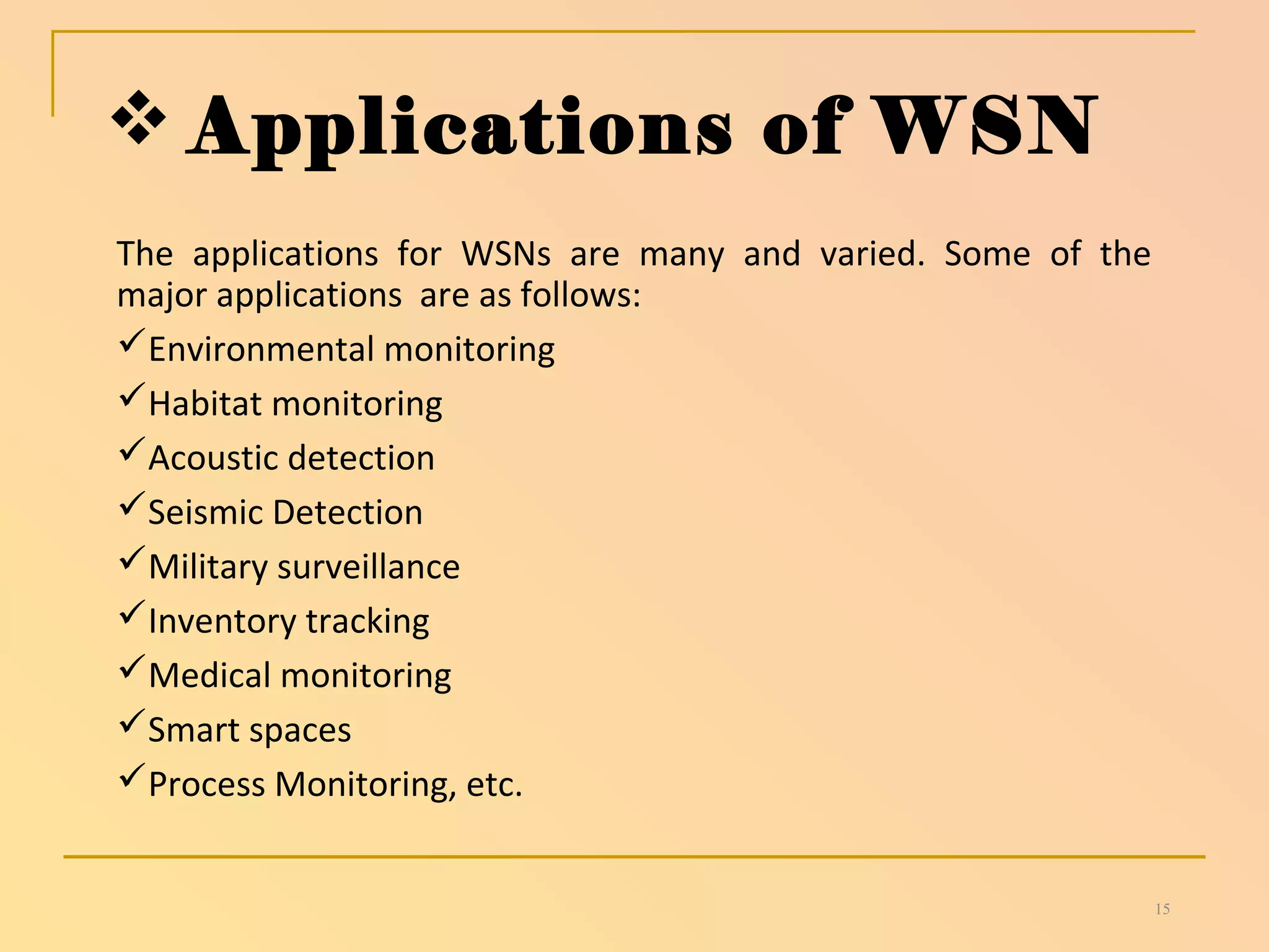 Wireless Sensor Network | PPT