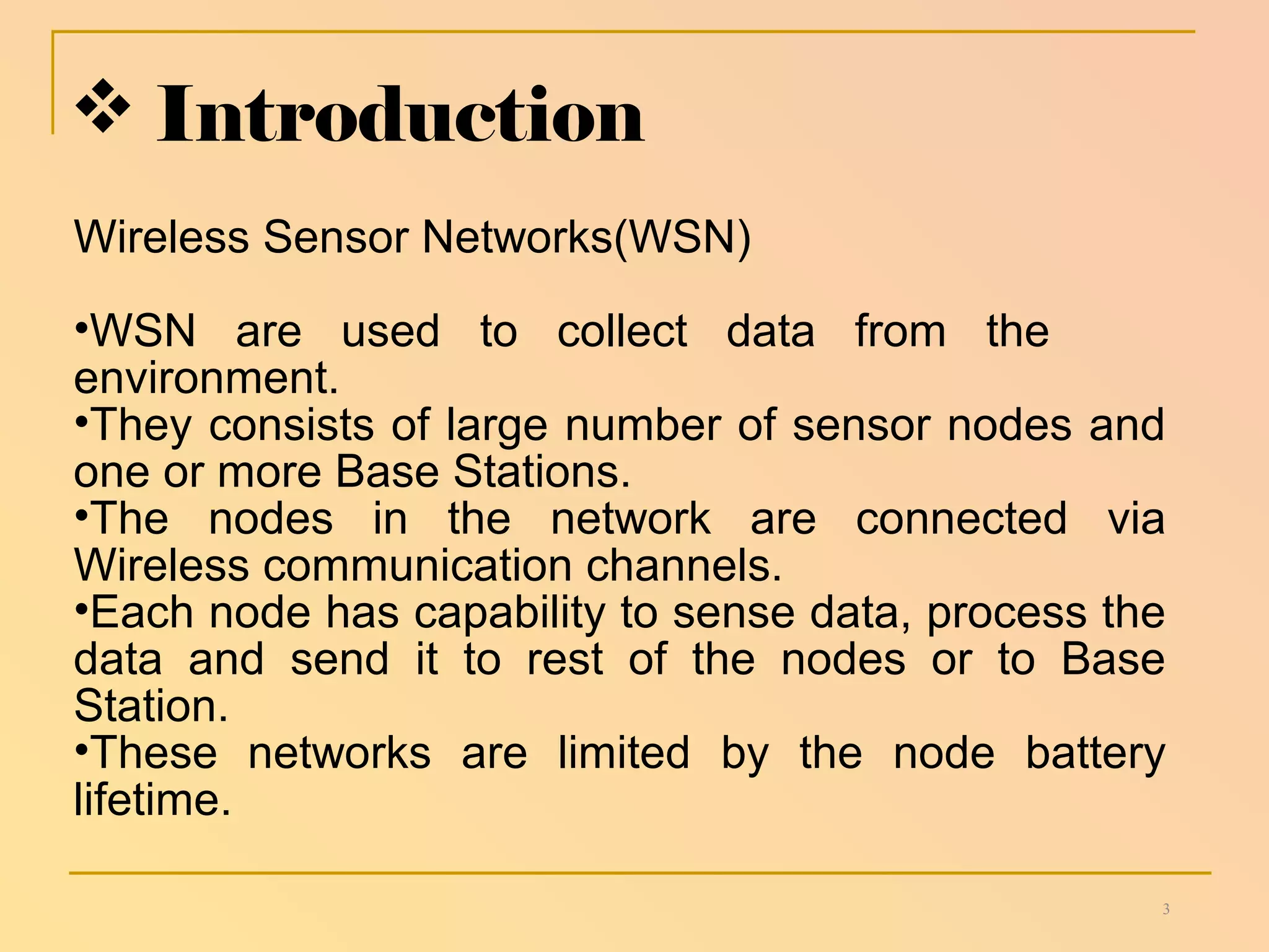 Wireless Sensor Network | PPT