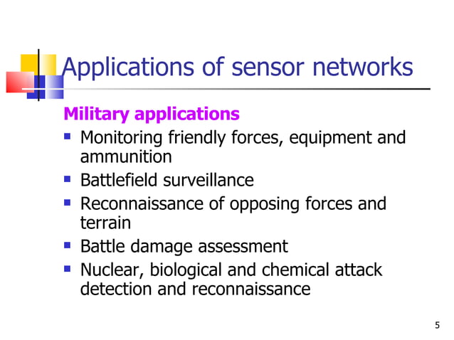Wireless Sensor Networks | PPT