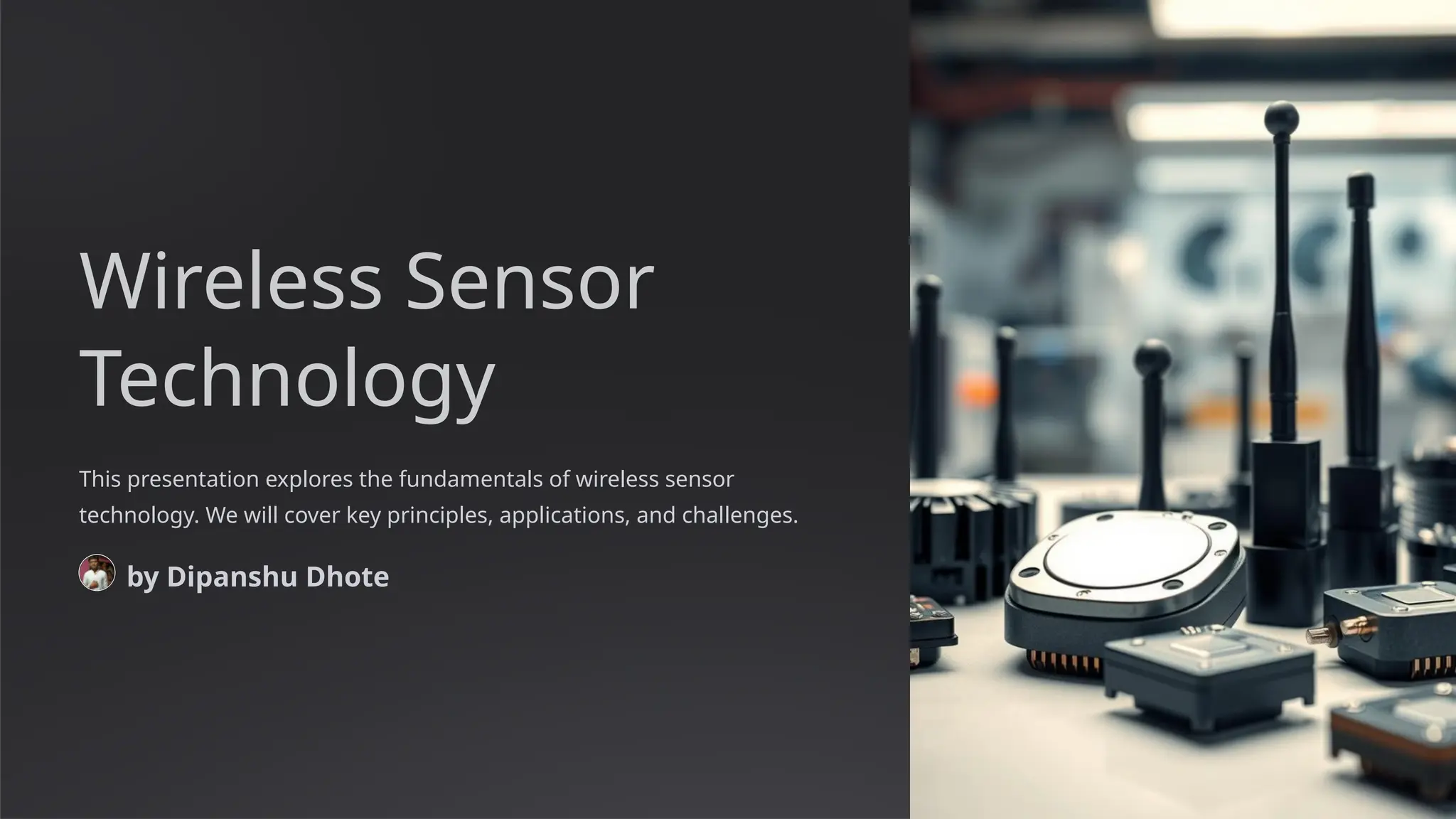Wireless Sensor Technology (For IOT).pptx