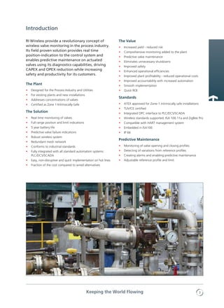 Wireless Valve Monitoring System From Rotork | PDF