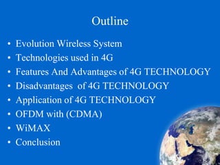 Wireless 4 g presentation | PPTX