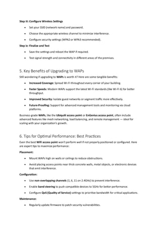 What Is a Wireless Access Point? A guide | PDF
