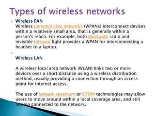 Wireless and intranet | PPTX