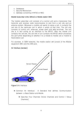 M.Tech: WIRELESS AND MOBILE NETWORK Assignment I | PDF