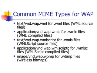 Wireless Application Protocol | PPT