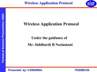 Wireless application protocol (WAP) | PPT