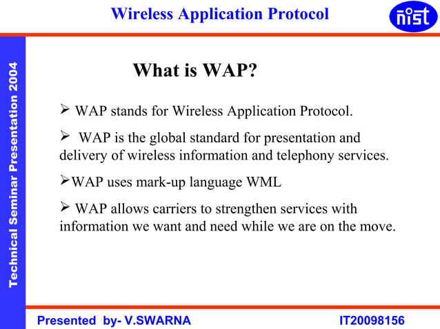 Wireless application protocol (WAP) | PPT | Internet | Computing