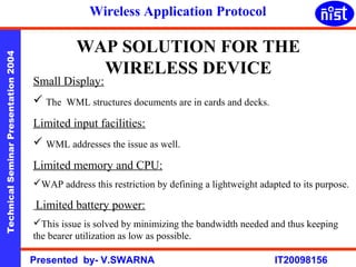 Wireless application protocol (WAP) | PPT