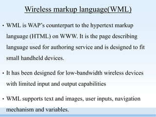 Wireless application protocol | PPTX | Internet | Computing