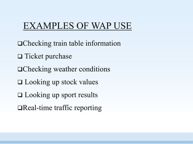 Wireless Application Protocol Pptx Internet Computing