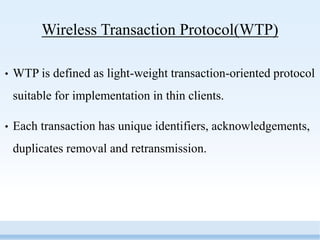 Wireless application protocol | PPTX | Internet | Computing