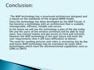 Wireless application protocol wap | PPTX