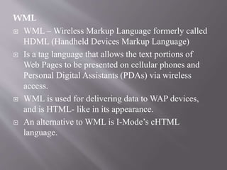 Wireless application protocol ppt | PPTX