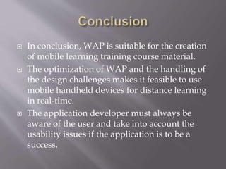 Wireless application protocol ppt | PPTX