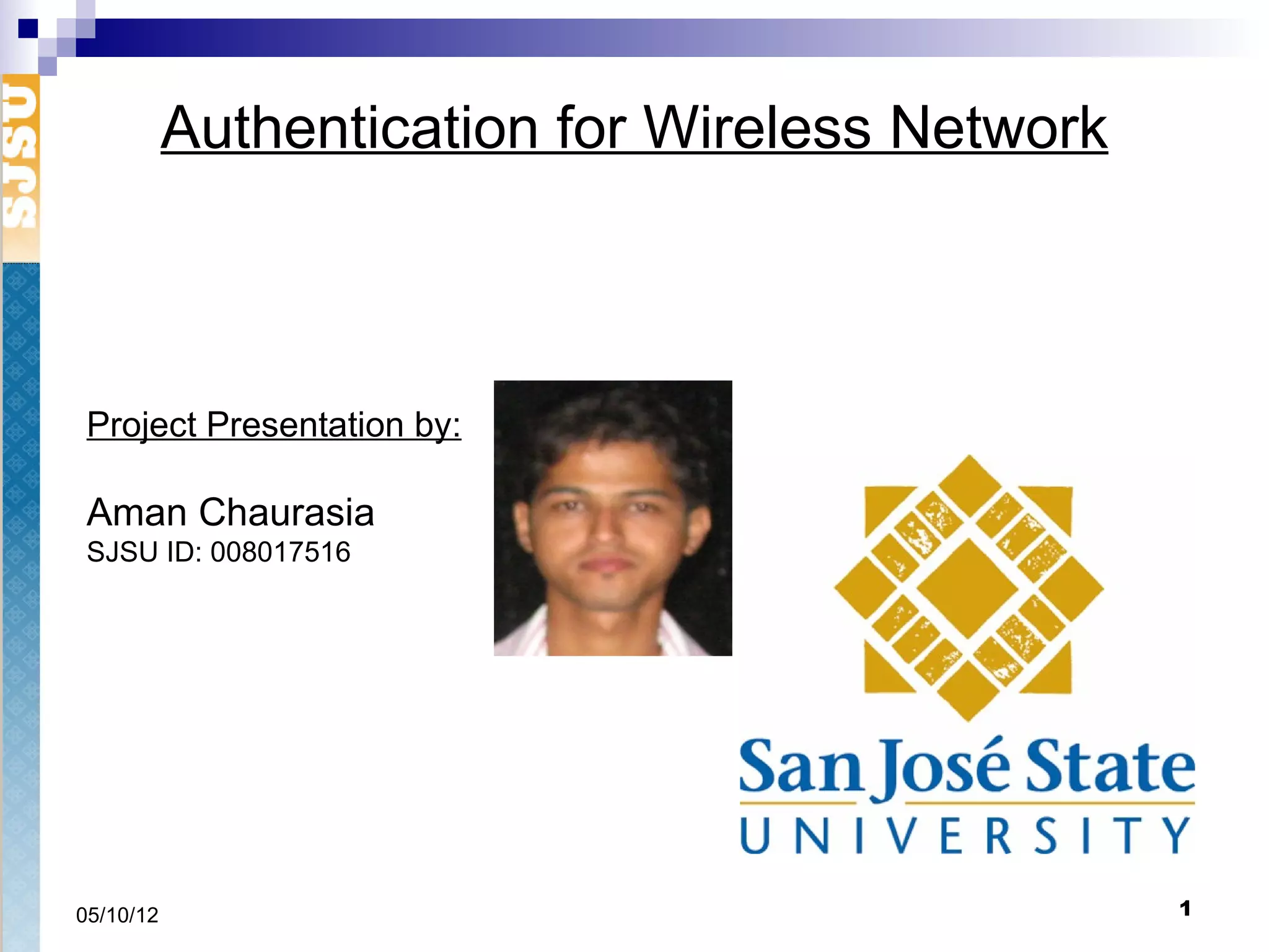 Wireless authentication | PPT