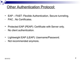 Wireless authentication | PPT