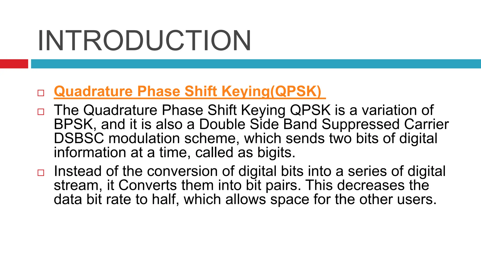 wireless communication and quadrature phase shift keying | PPT