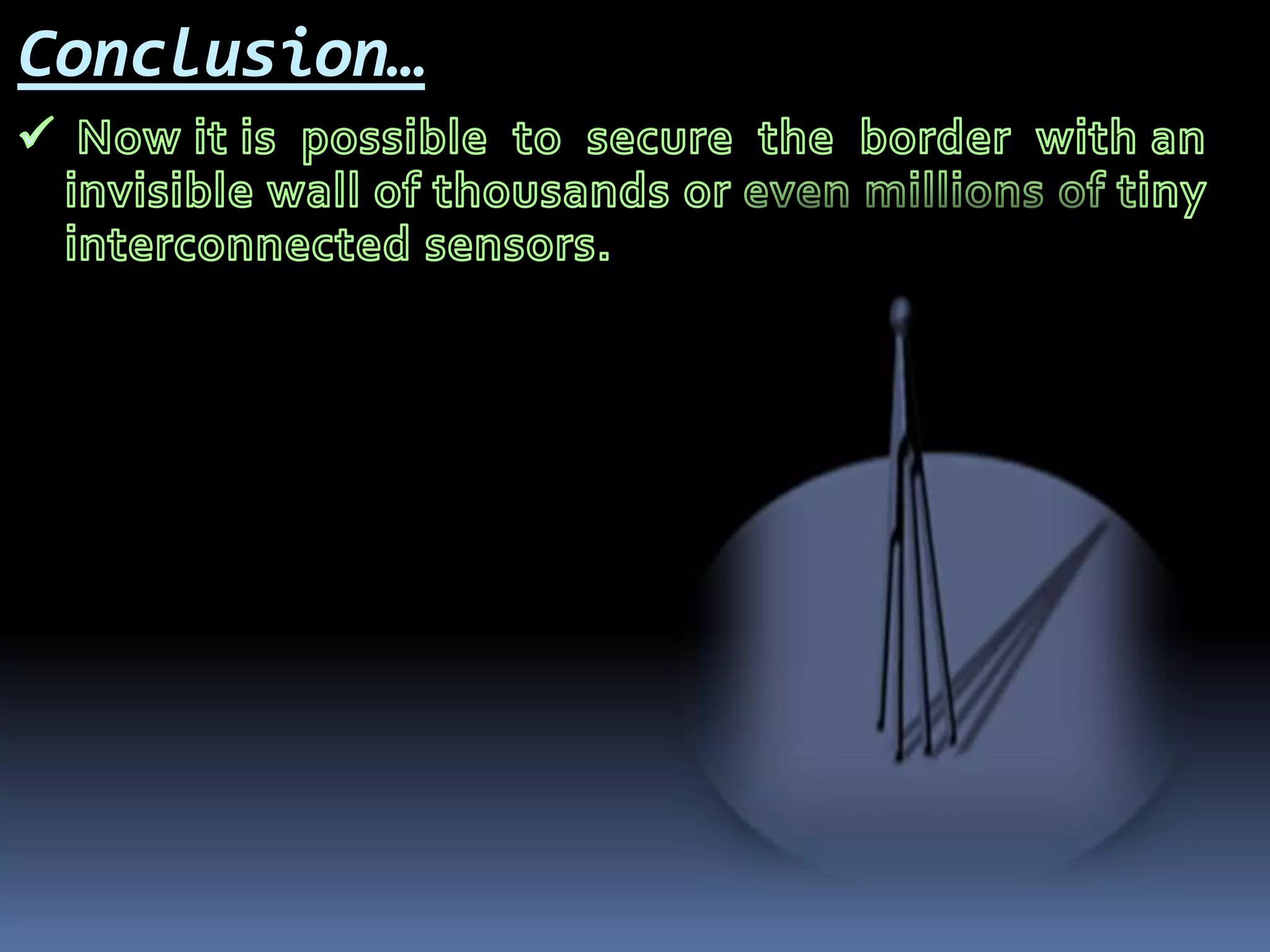 Wireless border security system | PPTX