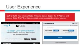 Crestron AirMedia Deployment Guide | PPTX