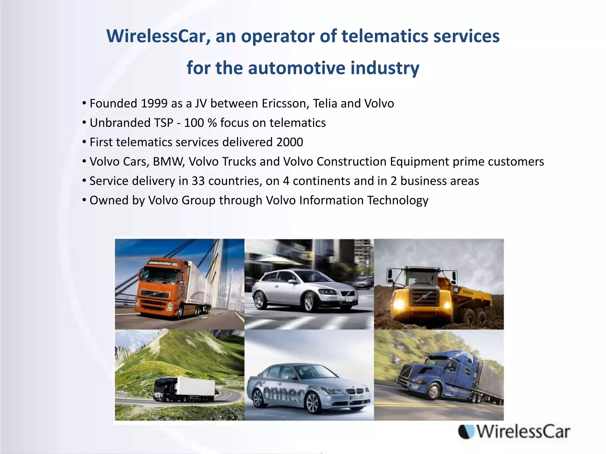 WirelessCar introduction | PPTX