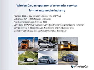 WirelessCar introduction | PPTX