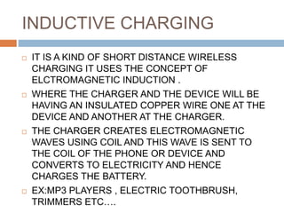 Wireless charging | PPTX