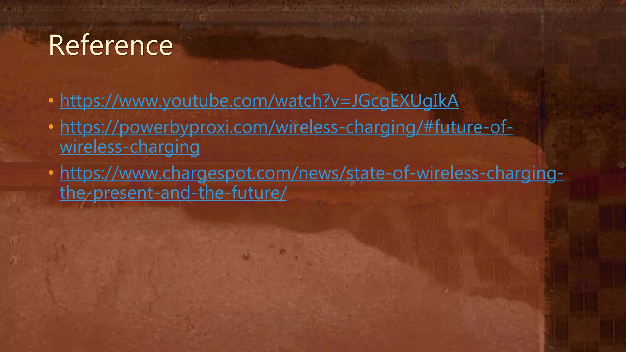 Wireless charging | PPTX