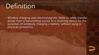 Wireless charging | PPTX
