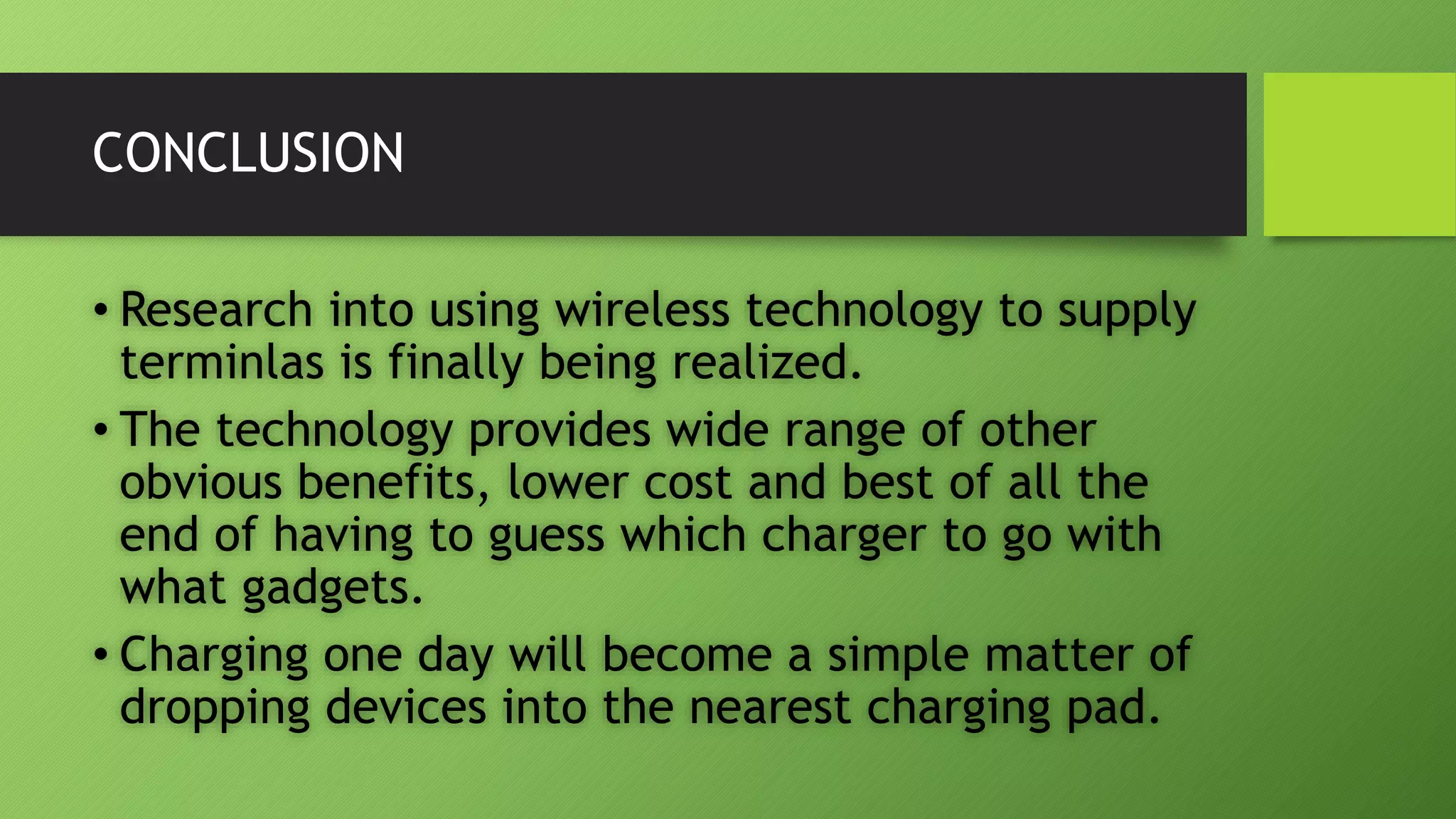Wireless charging | PPT