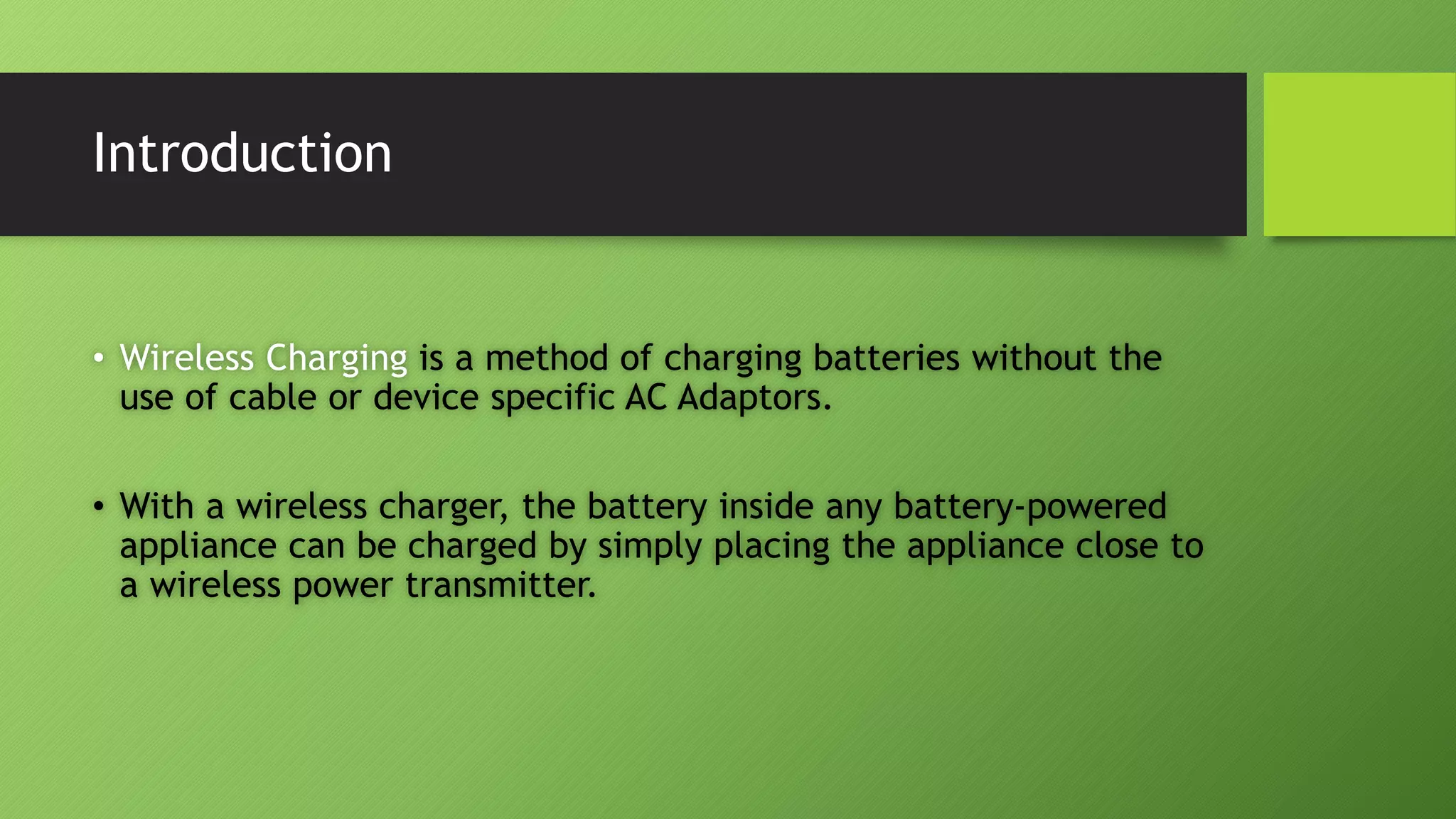 Wireless charging | PPT