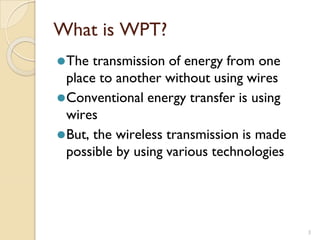 wireless power transfer | PPTX