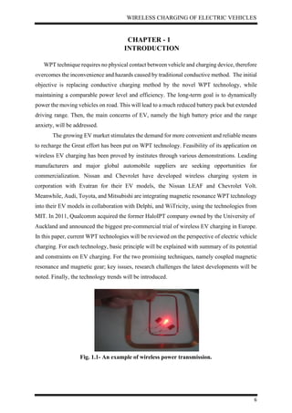 Wireless charging of electric vehicles document | PDF