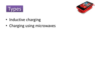 Wireless charging of mobile phones | PPTX