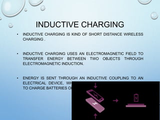 Wireless charging technology ppt | PPTX