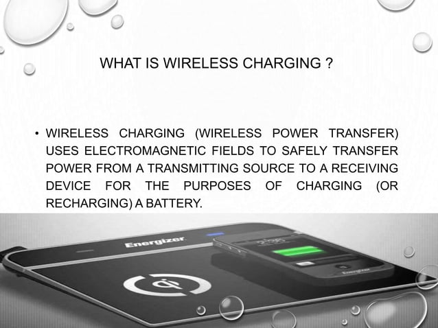 Wireless charging technology ppt | PPTX