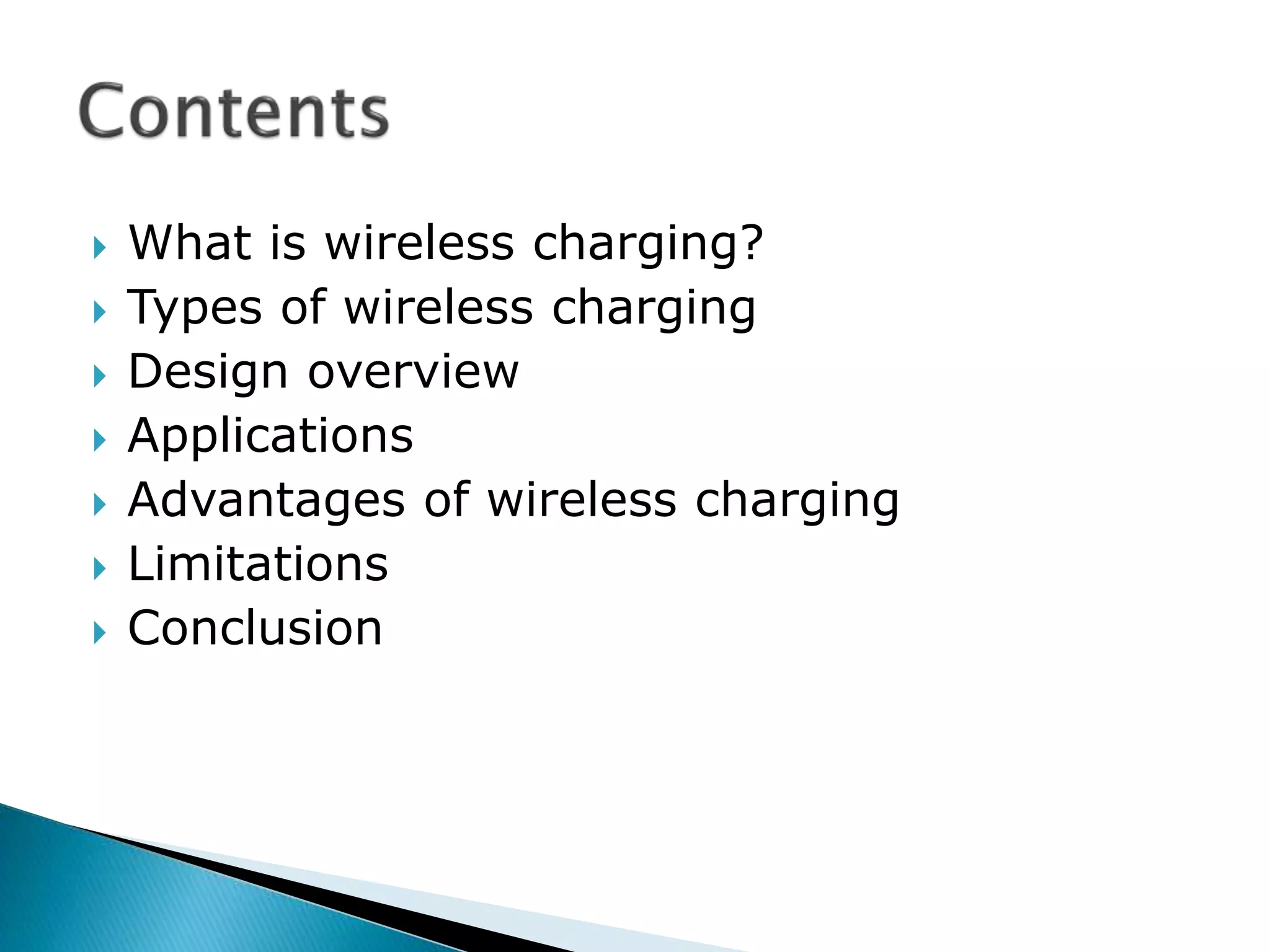 Wireless charging presentation | PPTX