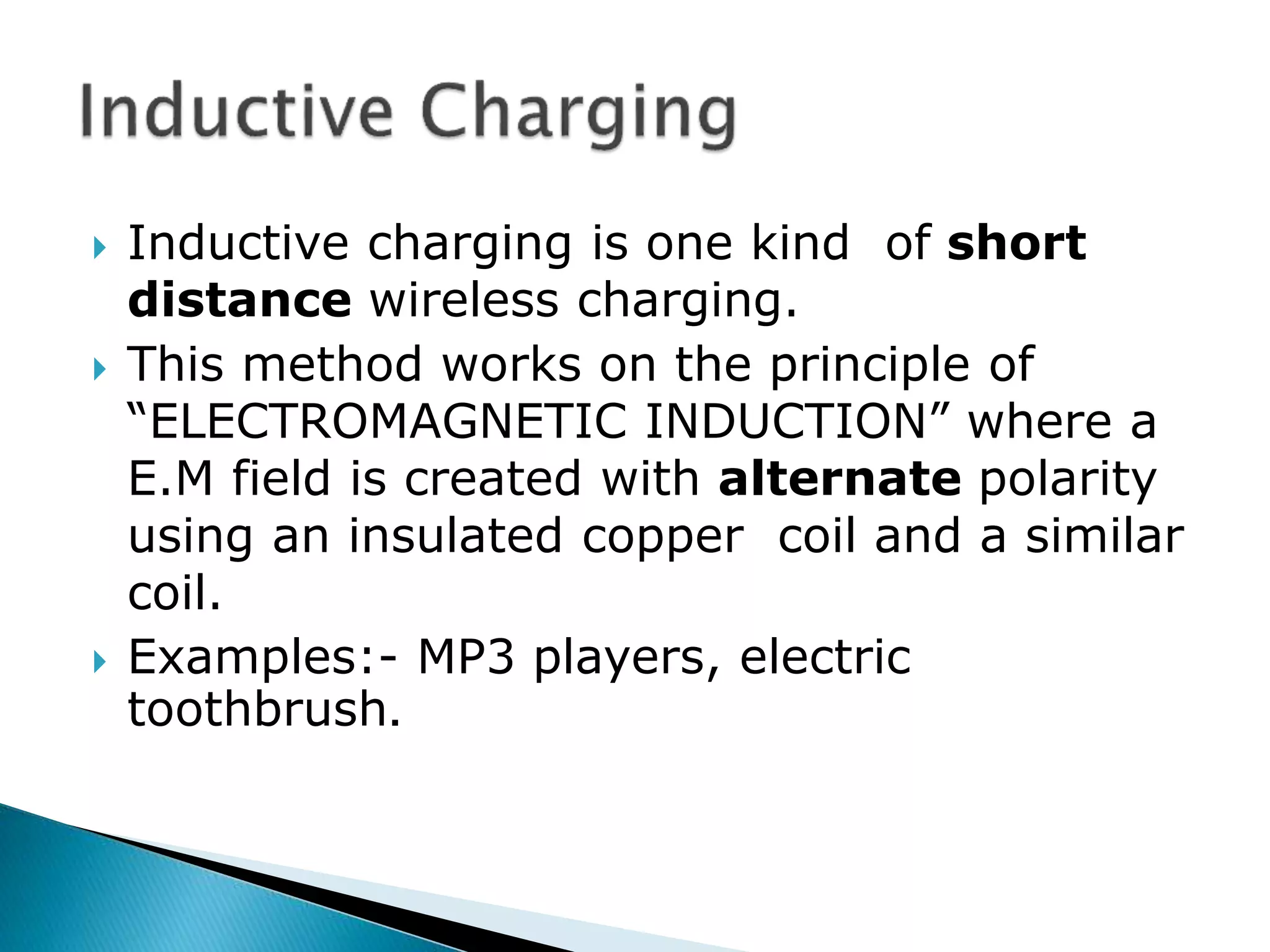 Wireless charging presentation | PPTX