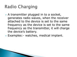 Wireless charging presentation | PPTX
