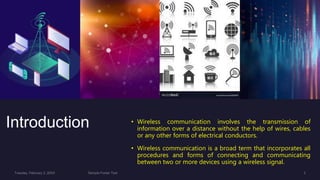 wireless communication ppt.pptx | Computer Networking | Computing