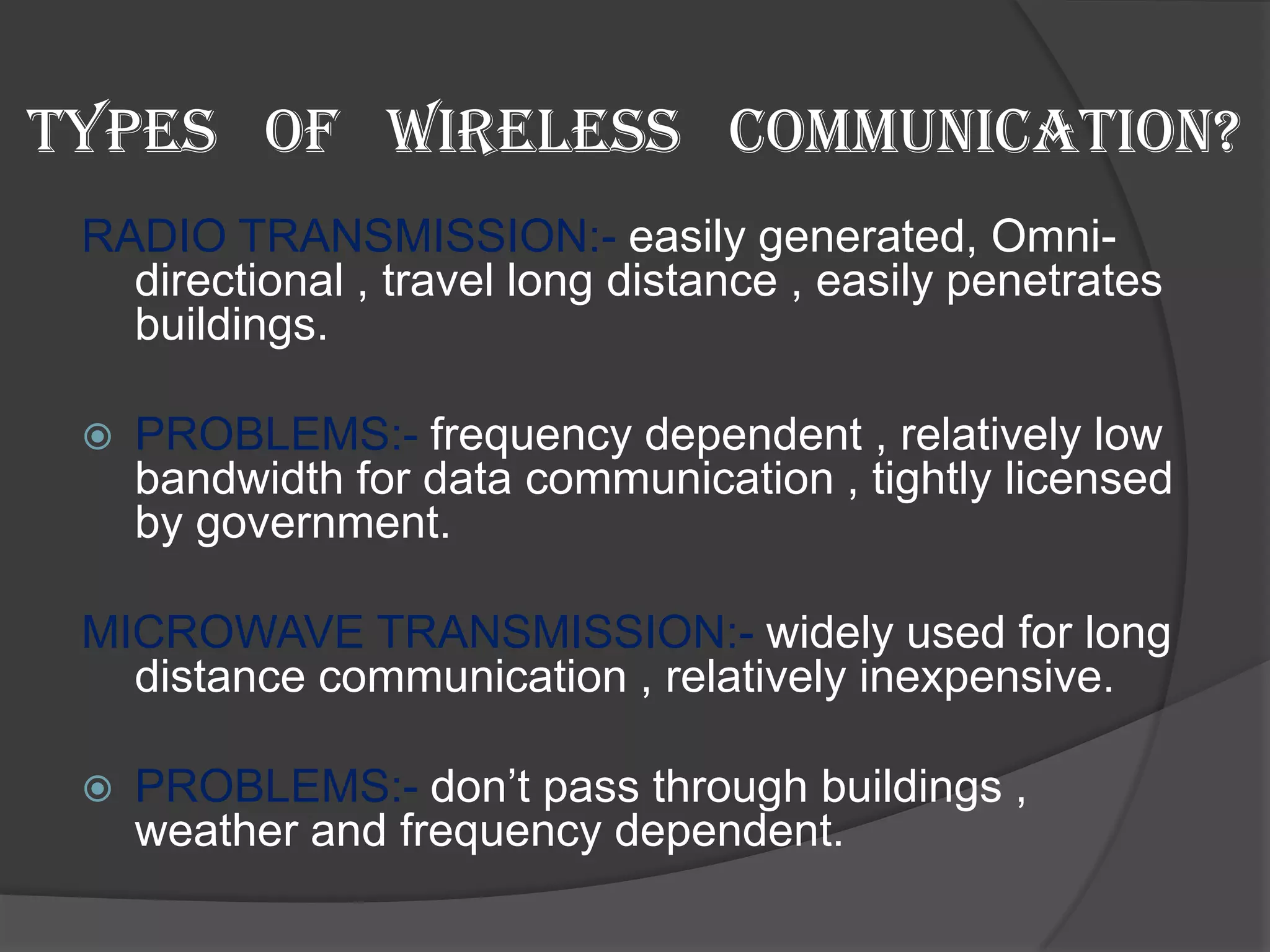 Wireless communication | PPTX